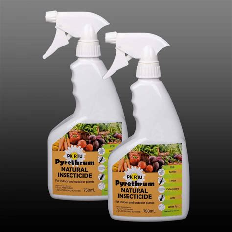 Pk Rtu Pyrethrum Natural Insecticide Spray 750ml X2 Pyreken