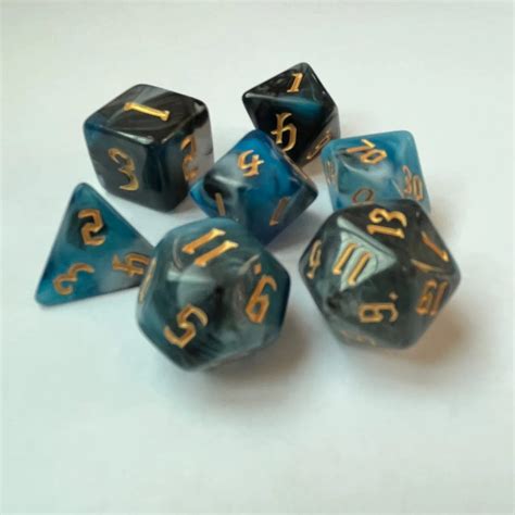 Настольные кости для ролевых игр, 7 шт | AliExpress