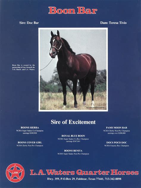 Boon Bar A Boon To The Cutting Horse Business Quarter Horse News