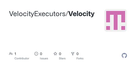 Velocityreadmemd At Main · Velocityexecutorsvelocity · Github