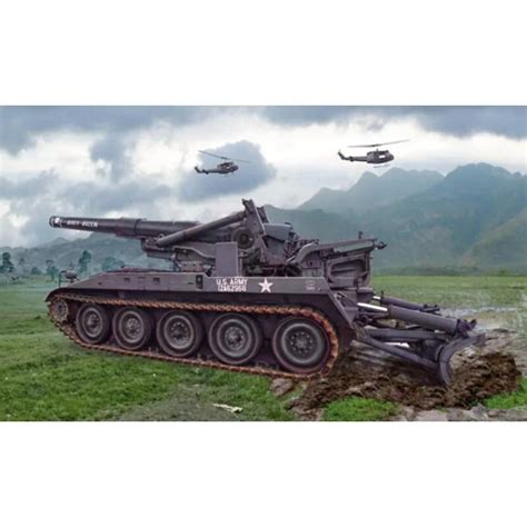 Self Propelled Howitzer M110 Model Kit Toy Box Of Collectibles