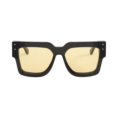 Buy Amiri Jumbo Ma Sunglasses Blackyellow Amacsn1001 Bkyw Goat