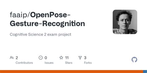 Github Faaipopenpose Gesture Recognition Cognitive Science 2 Exam