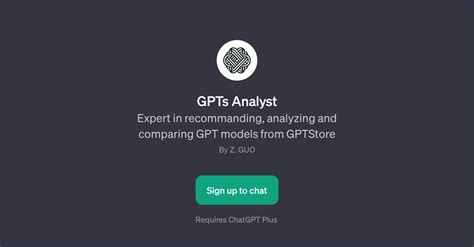 GPTs Analyst Gpt Models Analysis TAAFT