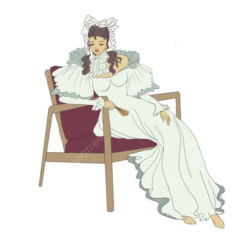 Princess Sitting On Throne