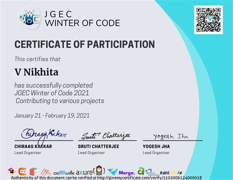 V Nikhita On Linkedin Jwoc Winterofcode Coding Contribution