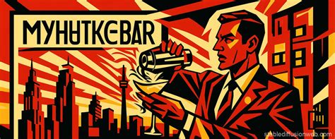 Constructivist Youtube Banner Stable Diffusion Online