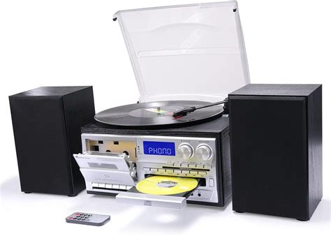 Gartopvoiz Tocadiscos De Vinilo Bluetooth Reproductor De Grabación De