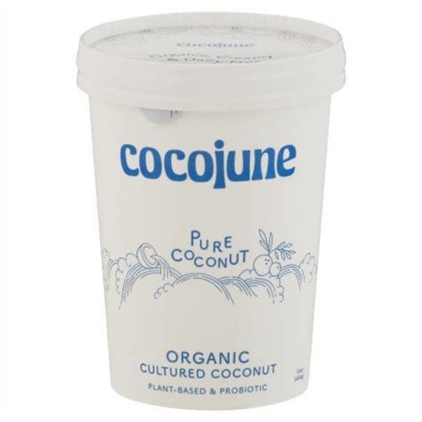 Cocojune Pure Coconut Organic Yogurt Tub 16 Oz Kroger