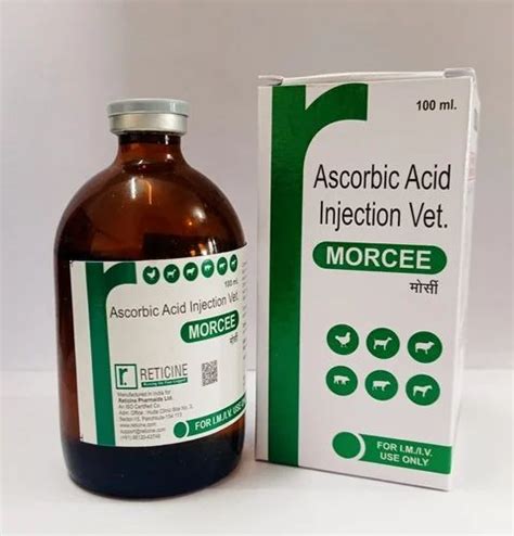 Morcee Ascorbic Acid Injection Vet At Rs 296piece In Surat Id