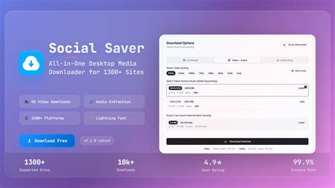 Github Vishalkaleriasocial Saver Socialsaver Free Desktop Media Downloader Winmaclinux