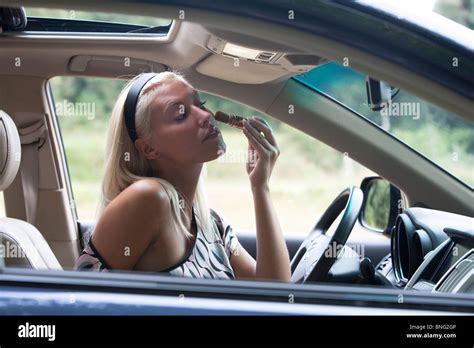 Putting On Makeup While Driving
