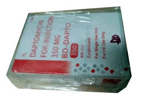 Bd Dapto 350 Liquid 350mg Daptomycin Injection For Clinical Packaging
