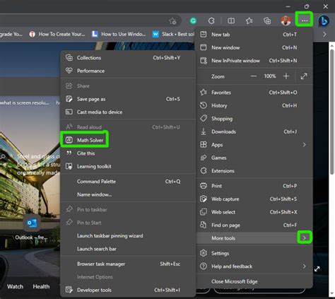 How To Solve Math Using The Microsoft Edge Browser