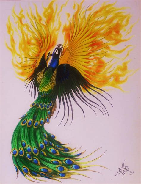 Peacock Phoenix Tattoo Design By Erikbrush On Deviantart
