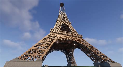 Eiffel Tower Minecraft Eiffel Tower In Minecraft Flickr
