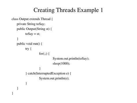 Ppt Java Threads Powerpoint Presentation Free Download Id1715271