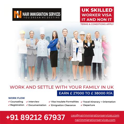 Uk Skilled Worker Visa Work Permit Nair