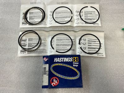 80 Shovelhead Hastings Cast Piston Ring Set Standard New 6127 Or 11