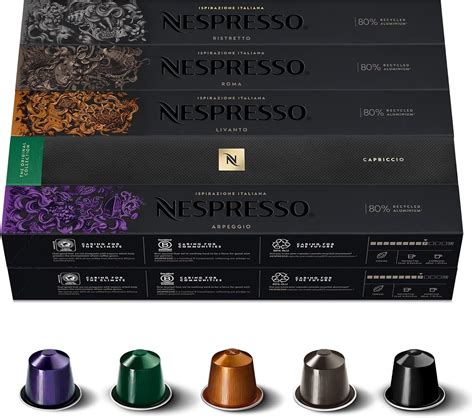 Nespresso The Original Collection - 100 Capsules Original Line: Buy ...