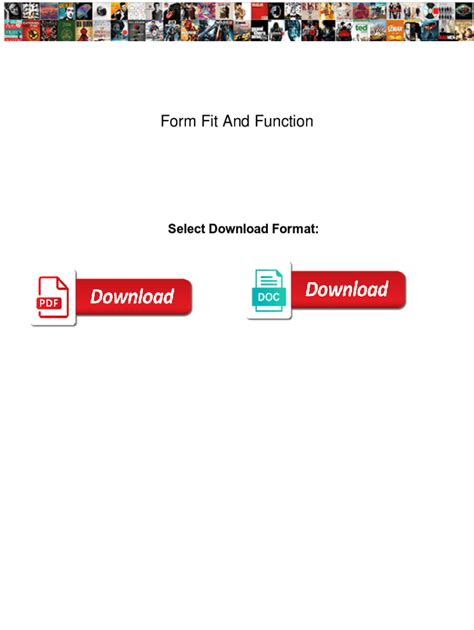 Fillable Online Form Fit And Function Form Fit And Function Forster Fax Email Print Pdffiller