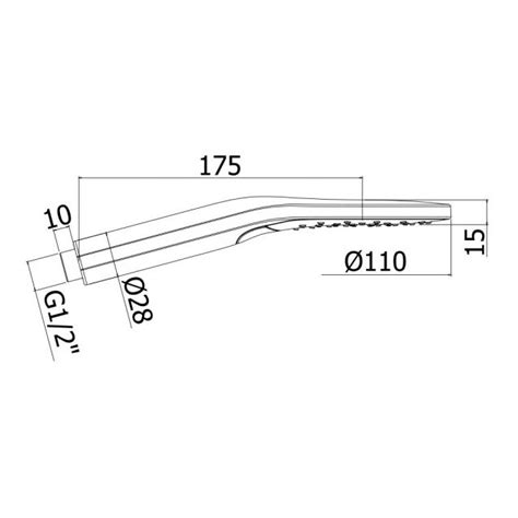Zdoc122cr ️ Лійка для душу Paffoni Sofia колір хром 2 види