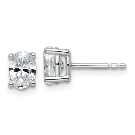 Diamond2deal 14k White Gold 1 Carat Lab Grown Diamond Vssi G
