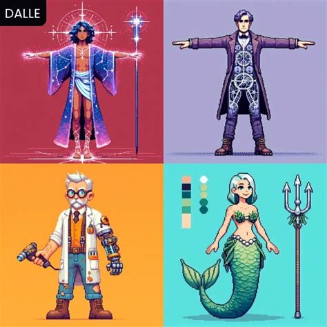 16 Bit Character Creator Dalle Prompt