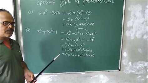 Algebra Factorisation Youtube