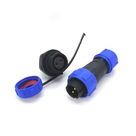 Mosiee 1pc Ip68 Aviation Waterproof And Socket Inline Connector For Weipu