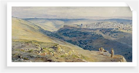 Jerusalem Posters And Prints By Edward Lear