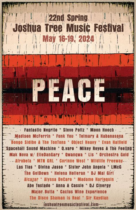 Past Lineups • Joshua Tree Music Festival