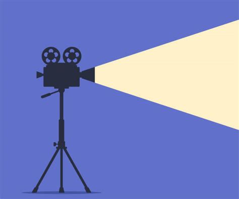 230 Old Fashioned Projector Silhouette Stock Illustrations Royalty