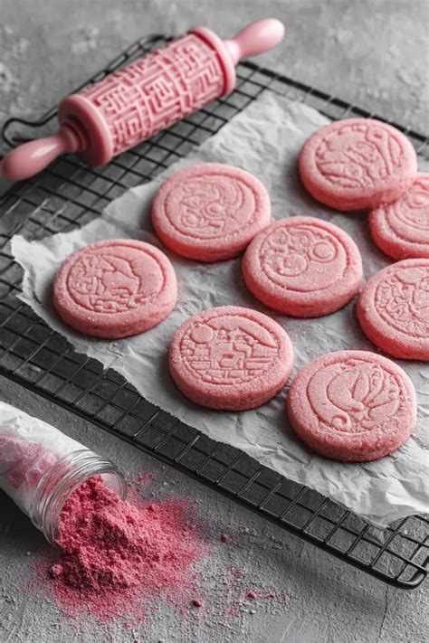 Mexican Pink Cookies Recipe Polvorones Rosas