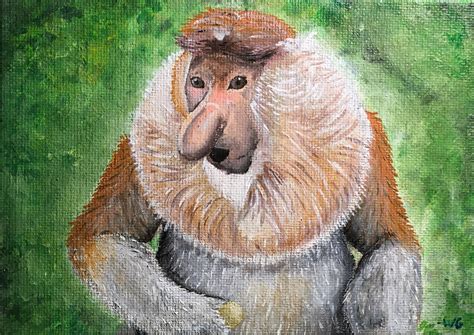 Probiscus Monkey By Weasel Guy On Deviantart