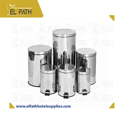 باسكت قمامه استانلس 3l El Fath For Trade And Supplies