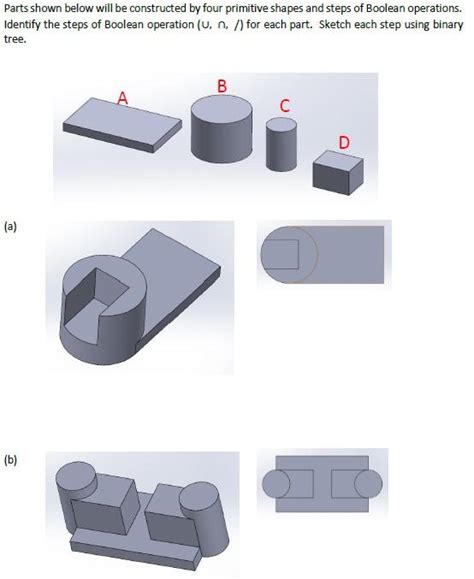 Solved Parts Shown Below Will Be Constructed By Four