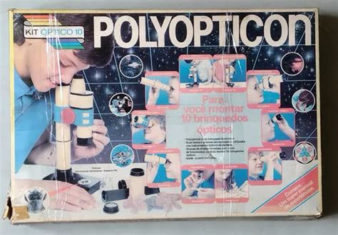 Polyopticon Kit Óptico 10 Anos 80 Completo Manual Jogo