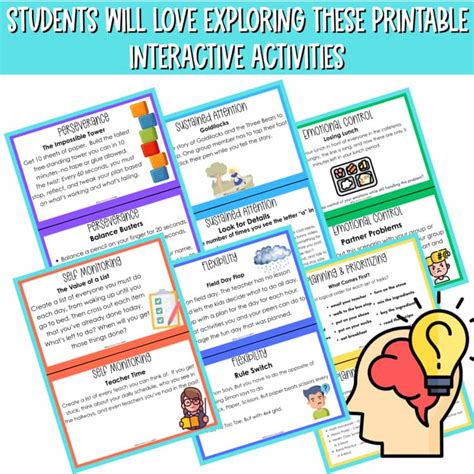 Executive Functioning Skills Minilesson Posters And Activities Tpt
