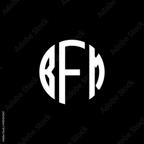 Bfm Letter Logo Design Bfm Letter In Circle Shape Bfm Creative Three Letter Logo Logo With