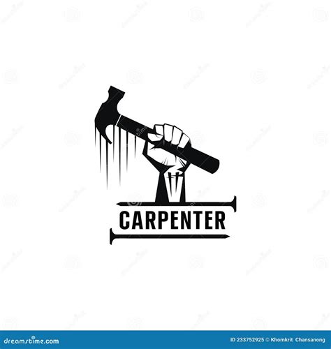 Carpenter Logo Cartoon Vector 38642831