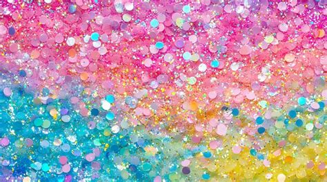 Fancy Rainbow Color Glitter Sparkle Confetti Background Premium Ai Generated Image