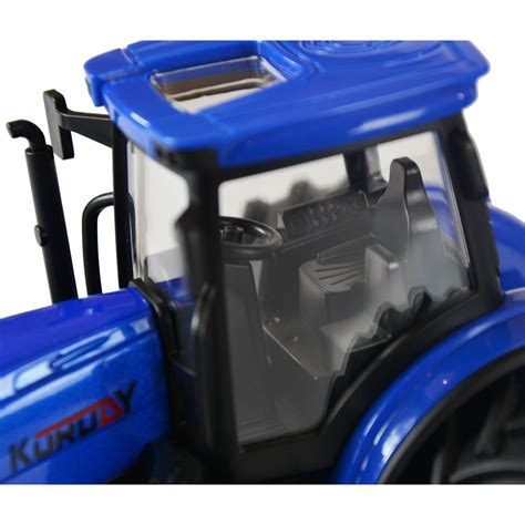 Tractor Cu Plug Cu Telecomanda 300mah 16x20x12cm Albastrunegru