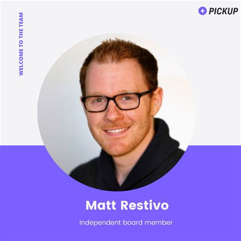 Congrats To Pickup Dan Healy Chris Meisner On Welcoming Matt Restivo To… Joe Donenfeld