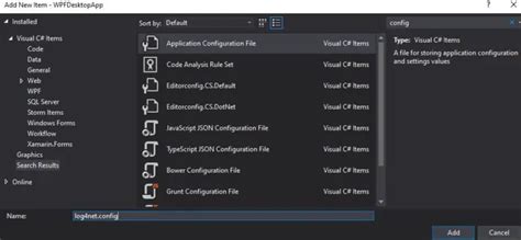Using Log4net For Logging In Wpfwindows Presentation Foundation Application Thecodebuzz