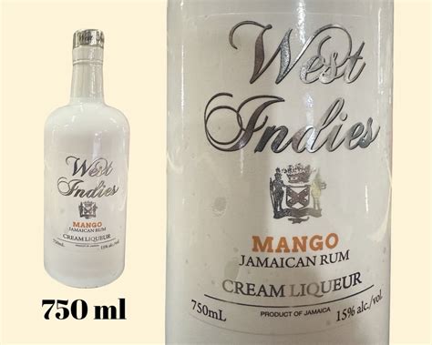 West Indies Mango Jamaican Rum Cream Liqueur 750 Ml T Shop