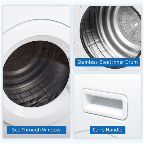 Freestanding Vented Tumble Dryer Wall Mounted Stackable Portable Dryer