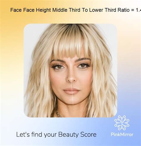 Bebe Rexha Facial Feature Face Height Middle Third To Lower Third Ratio