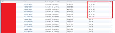 Vmware Storage Show Snapshot Space But No Snapshots Data Storage