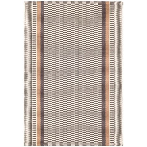 Dash And Albert Rugs Xavier Striped Handmade Flatwoven Cotton Ivorycameljava Area Rug